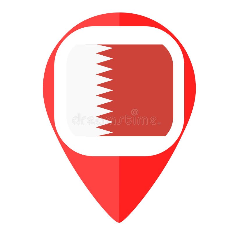 Qatar Pin Marker Location Country Stock Image - Illustration of ...