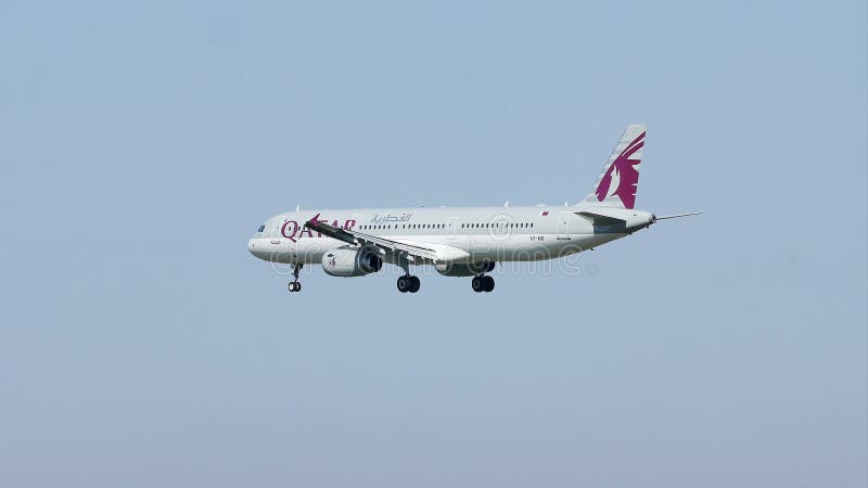 Plane of Qatar Airways Departure Stock Video - Video of aerodrome ...