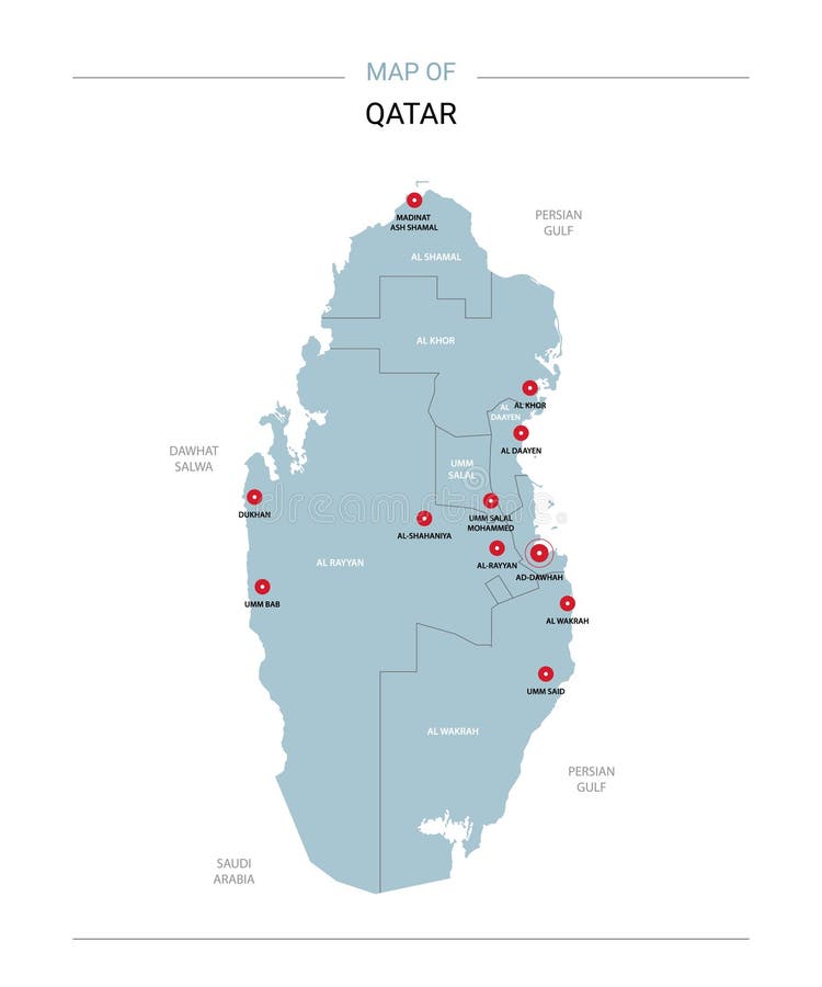 Qatar Regional Map