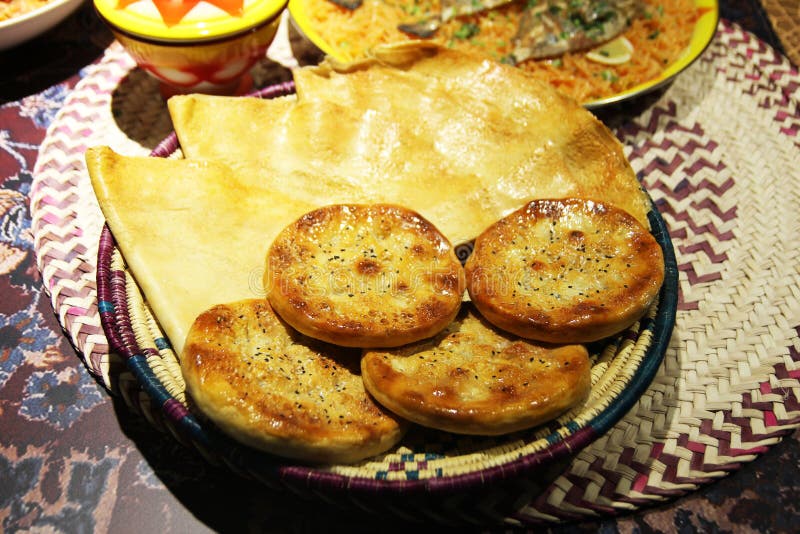Qatari bread stock photo. Image of expo, arabic, east - 71664862