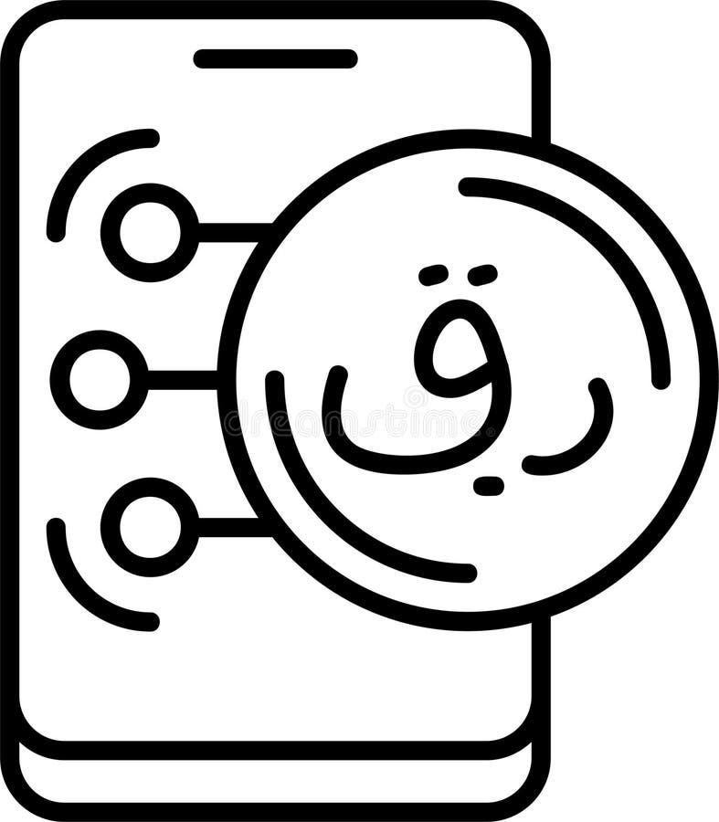 Qatari Riyal Outline Vector Icon Stock Vector - Illustration of ...