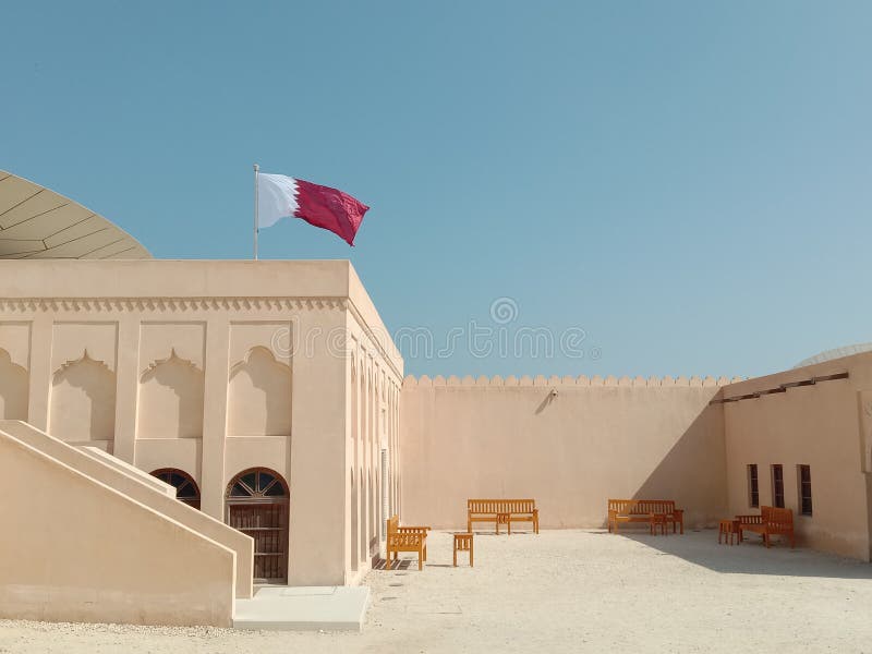 Qatari Traditional Architect Stock Photo - Image of property, qatari ...