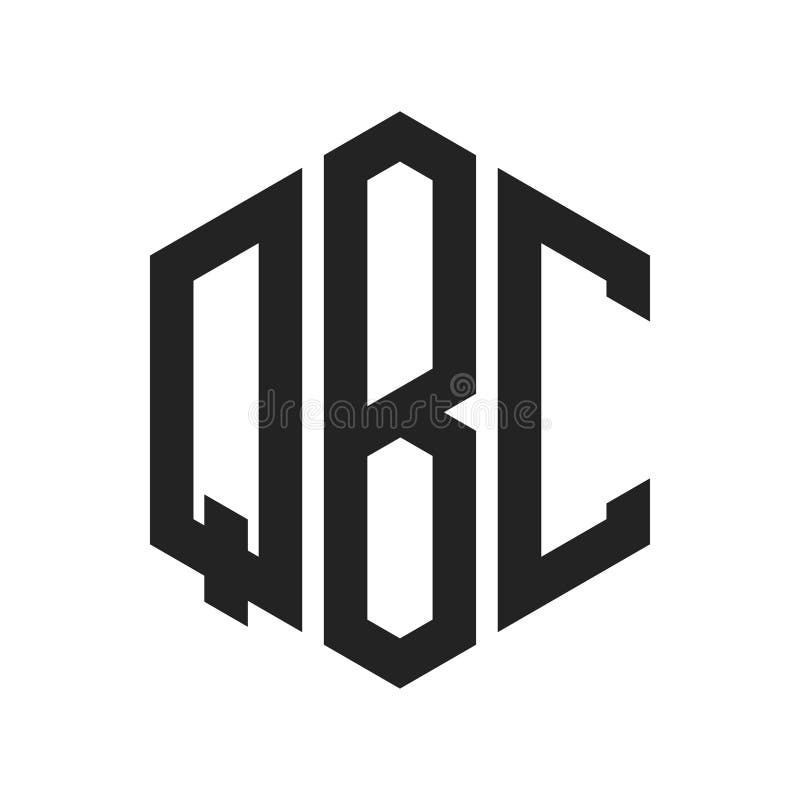 QBC Logo Design. Initial Letter QBC Monogram Logo Using Hexagon Shape ...