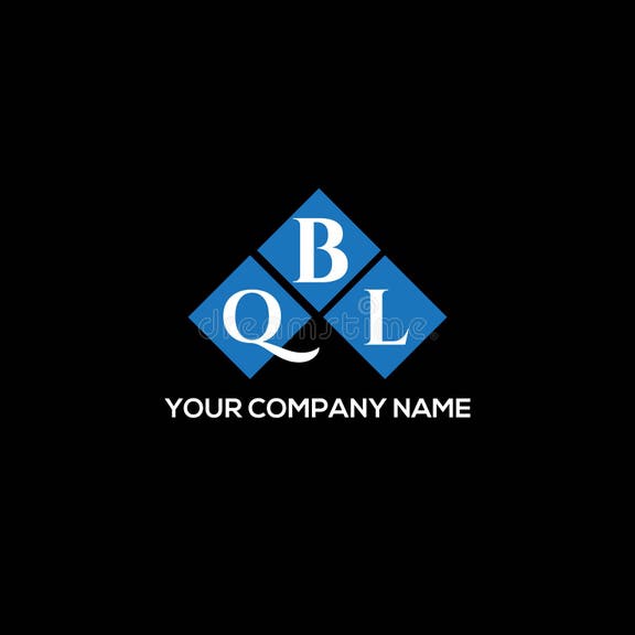 QBL Letter Logo Design on BLACK Background. QBL Creative Initials ...
