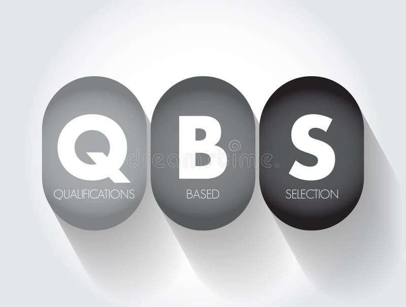 QBS - Qualifications Based Selection is a Procurement Process for the ...