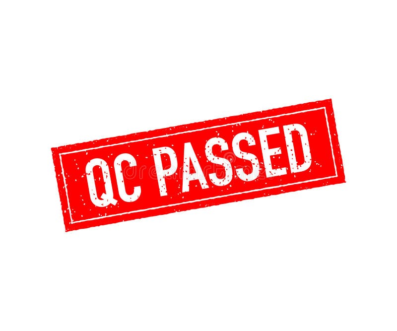 Qc Passed, Great Design for Any Purposes. Qc Passed. Vector ...