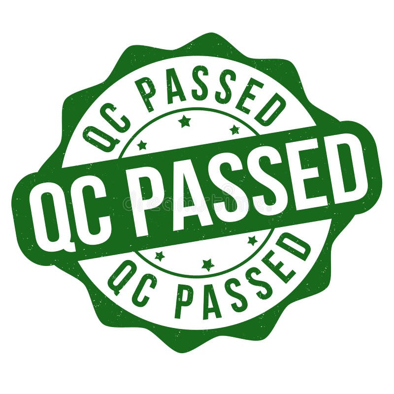 QC Passed Grunge Rubber Stamp Stock Vector - Illustration of emblem ...