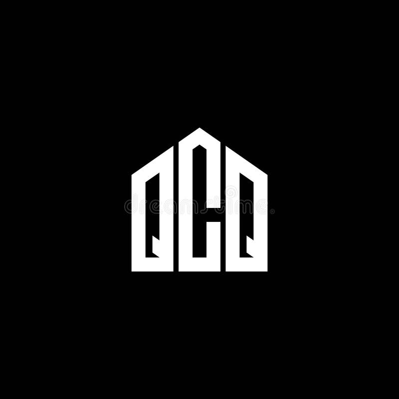 QCQ Letter Logo Design on BLACK Background. QCQ Creative Initials ...