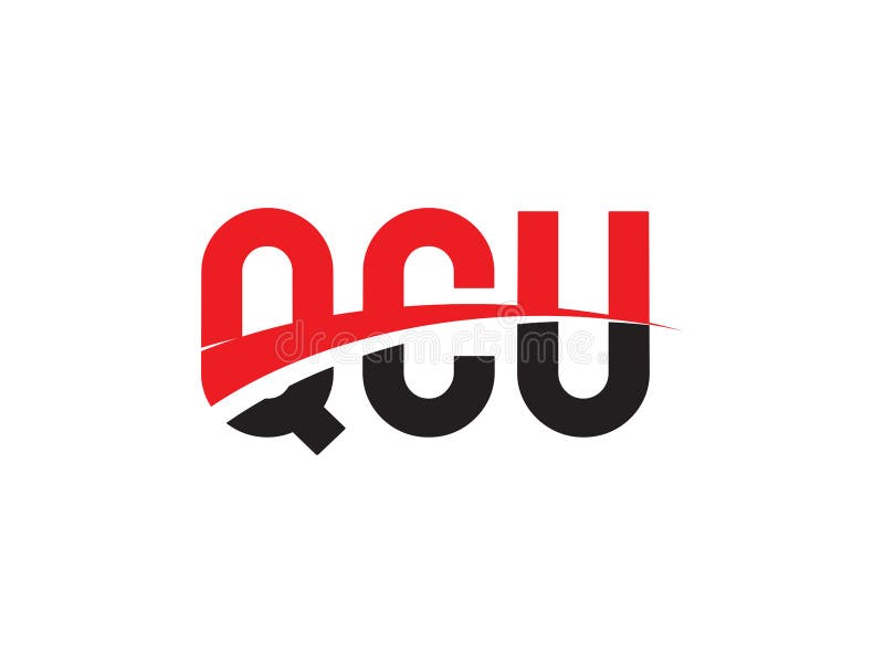 QCU Letter Initial Logo Design Vector Illustration Stock Vector ...