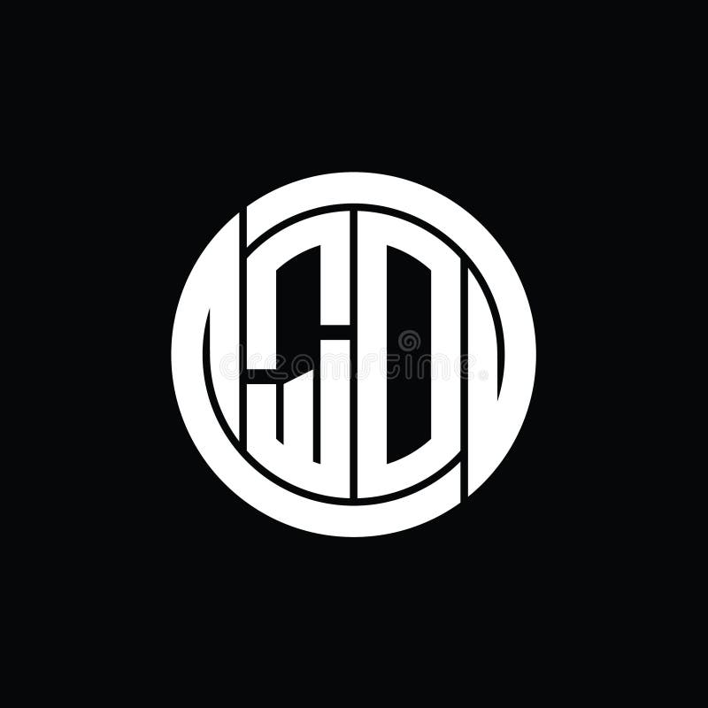 QD Logo Monogram Shield Inside Circle Shape Vector Images Design ...