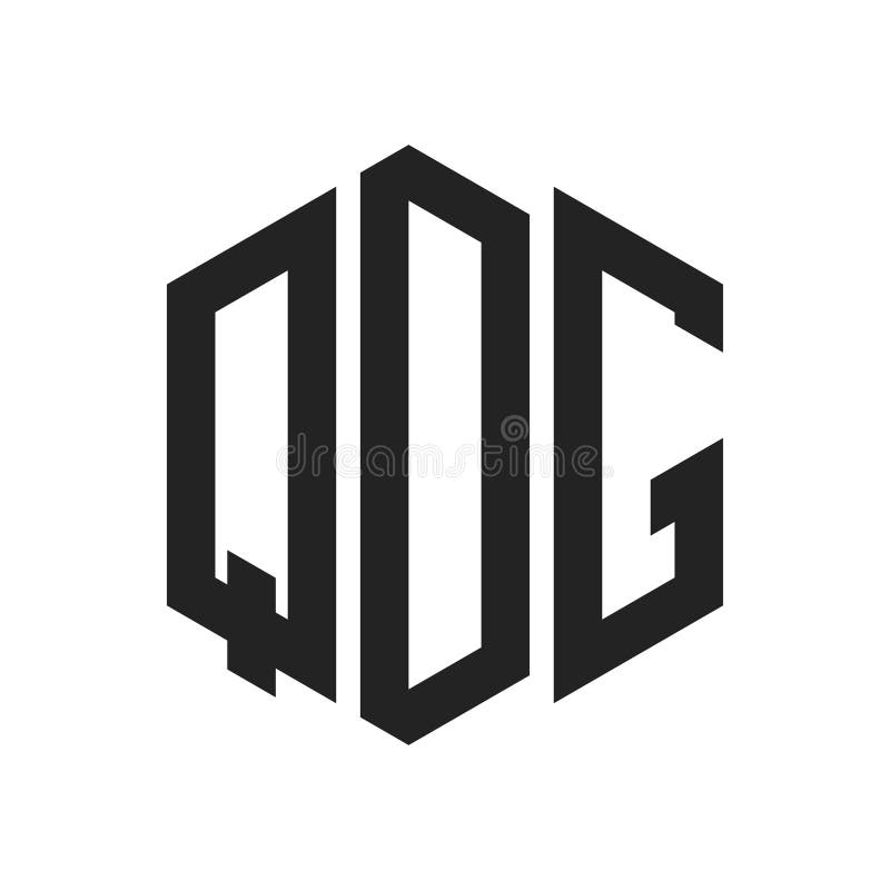 QDG Logo Design. Initial Letter QDG Monogram Logo Using Hexagon Shape ...