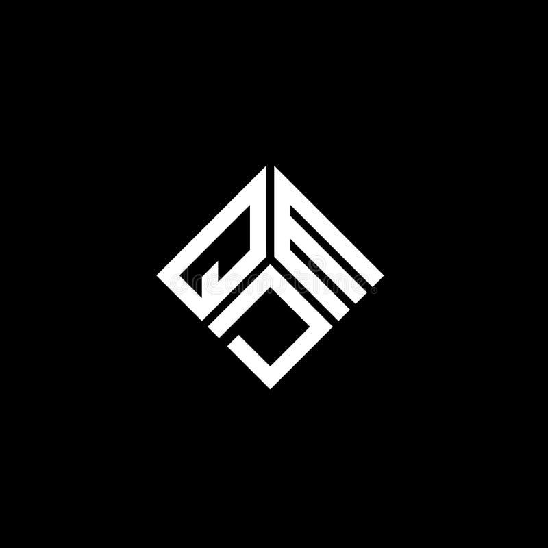 QDM Letter Logo Design on Black Background. QDM Creative Initials ...