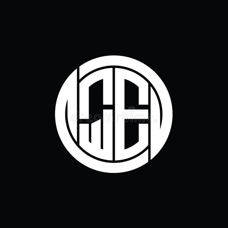 QE Logo Monogram Shield Inside Circle Shape Vector Images Design ...