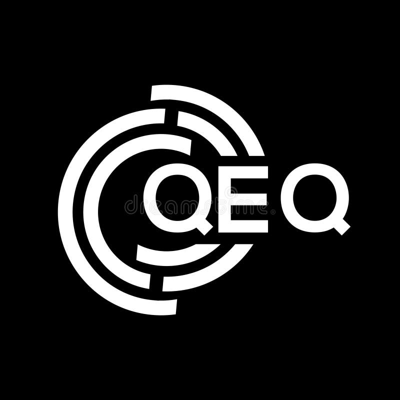 QEQ Letter Logo Design. QEQ Monogram Initials Letter Logo Concept Stock ...