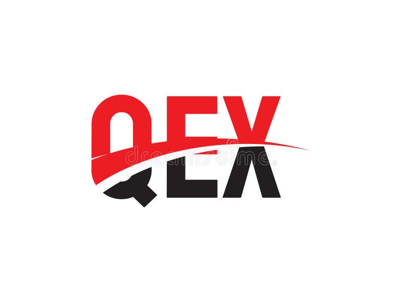 QEX Letter Initial Logo Design Vector Illustration Stock Vector ...