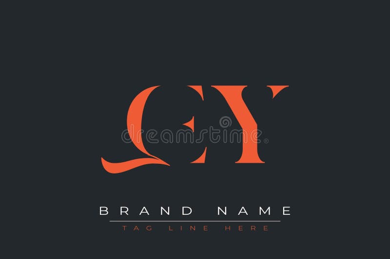 QEY Abstract Letter Logo Design Stock Vector - Illustration of ...