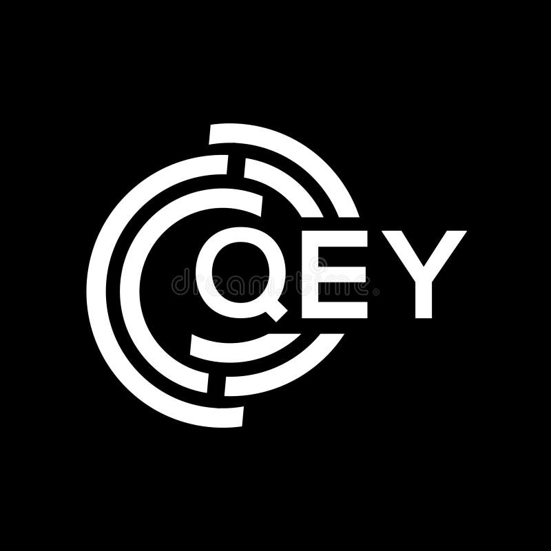 QEY Letter Logo Design. QEY Monogram Initials Letter Logo Concept Stock ...