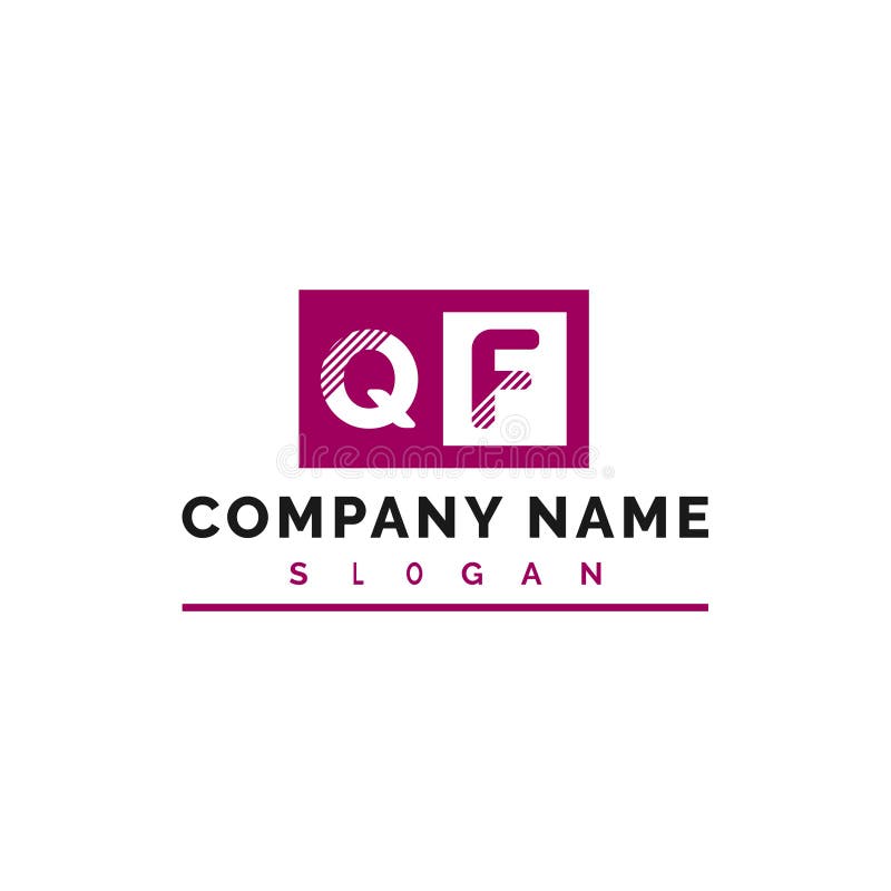 QF Logo Design. QF Letter Logo Vector Illustration - Vector Stock ...