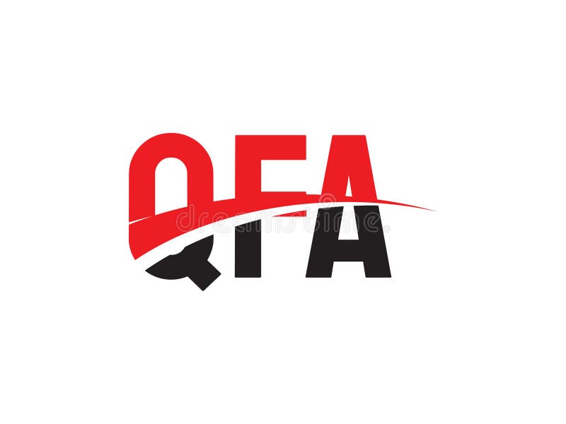 QFA Letter Initial Logo Design Vector Illustration Stock Vector ...