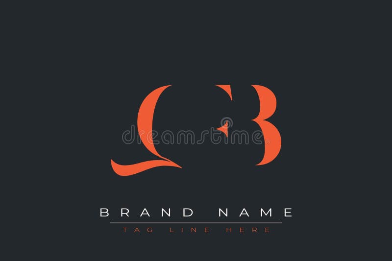 QFB Abstract Letter Logo Design Stock Vector - Illustration of abstract ...