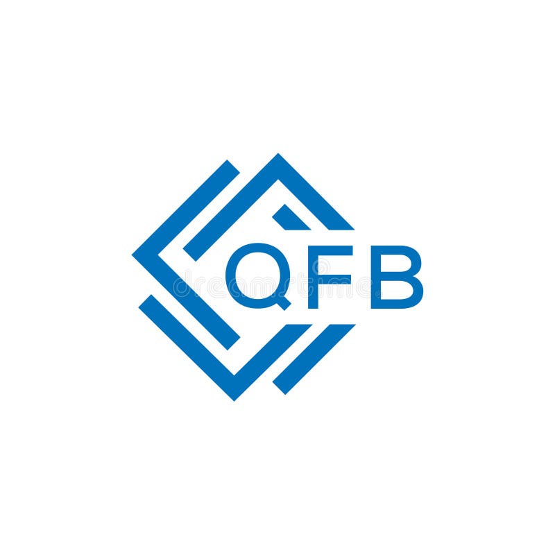 QFB Letter Logo Design on White Background. QFB Creative Circle Letter ...