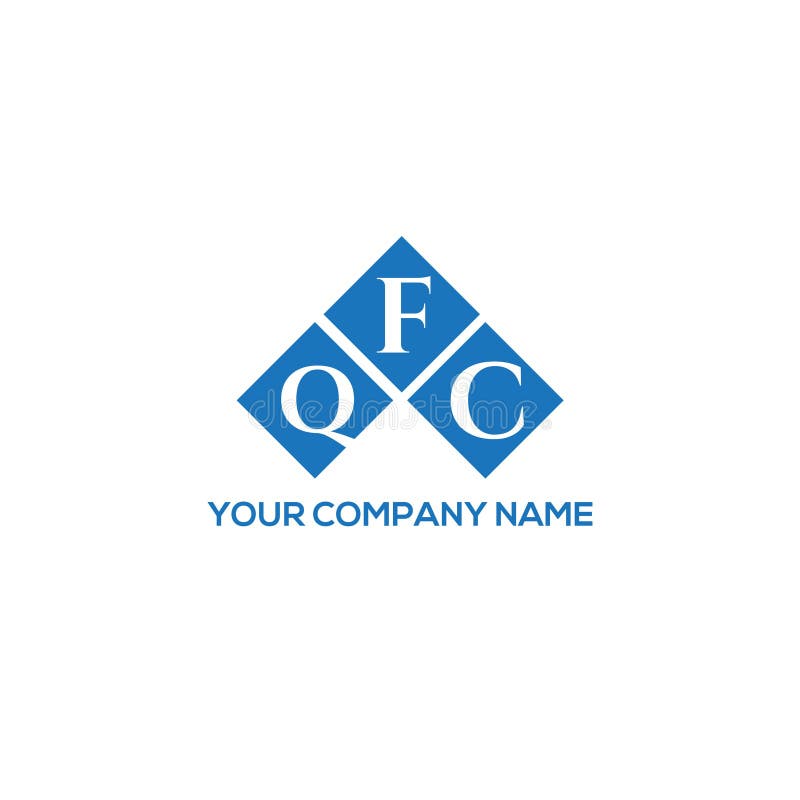 QFC Letter Logo Design on WHITE Background. QFC Creative Initials ...