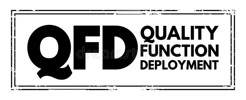 QFD Quality Function Deployment - Method Developed To Help Transform ...