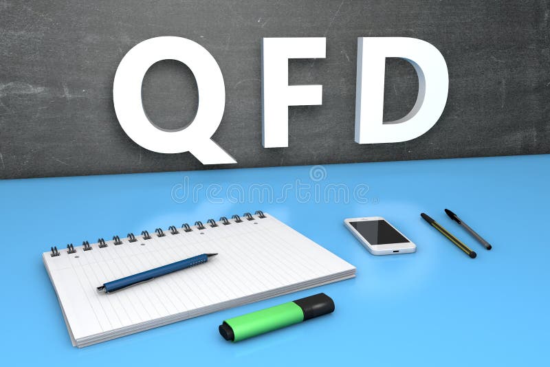 QFD - Quality Function Deployment Stock Illustration - Illustration of ...