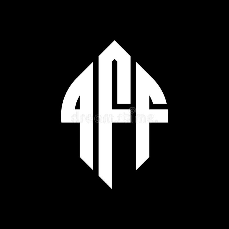 QFF Circle Letter Logo Design with Circle and Ellipse Shape. QFF ...