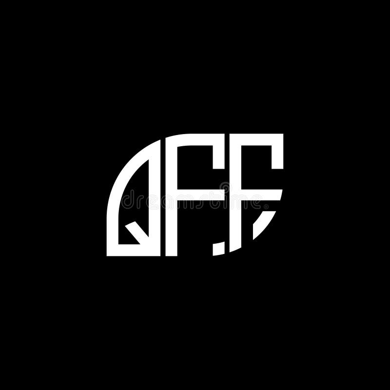 QFF Letter Logo Design on Black Background.QFF Creative Initials Letter ...