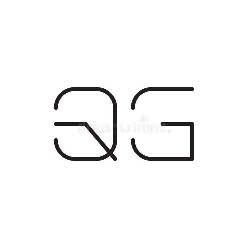 Qg Initial Letter Vector Logo Icon Stock Vector - Illustration of ...
