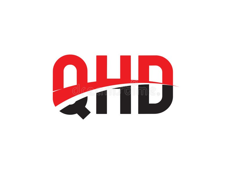 QHD Letter Initial Logo Design Vector Illustration Stock Vector ...