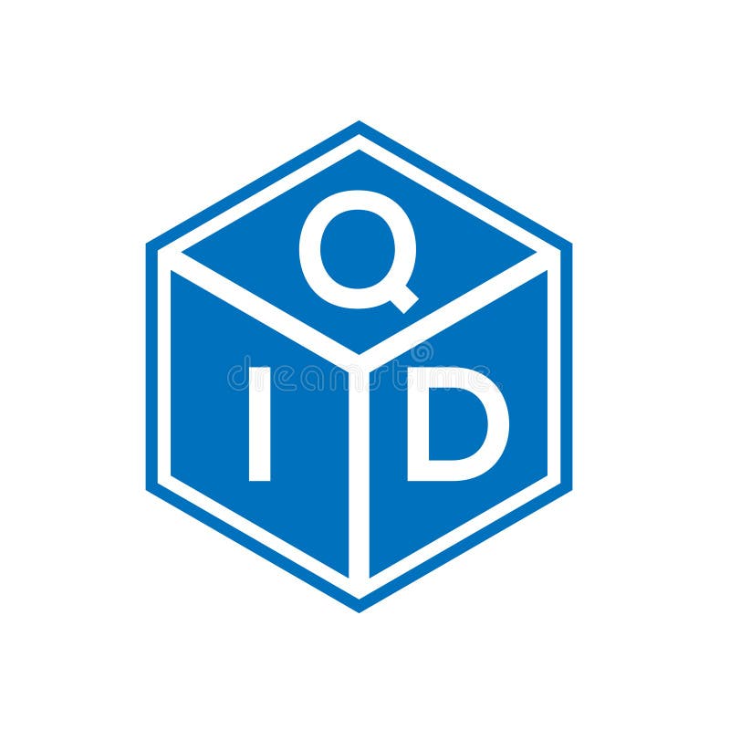 QID Letter Logo Design on Black Background. QID Creative Initials ...