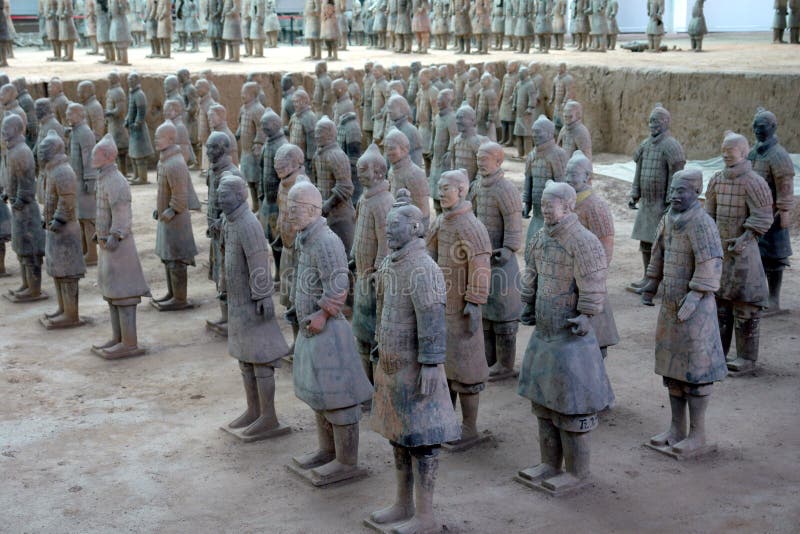 Qin Si Huang Tomb editorial stock image. Image of lishang - 9096644