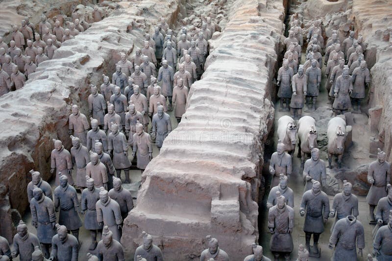 Qin Si Huang Tomb editorial stock image. Image of lishang - 9096769
