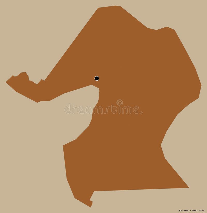 Qena Governorate Map Vector Stock Vector - Illustration of districts ...