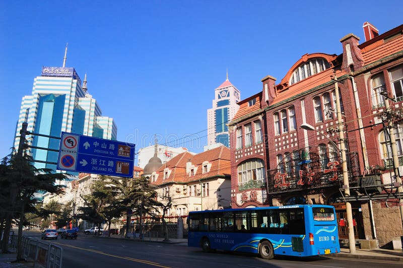 Qingdao cityï¼ŒChina editorial photography. Image of holiday - 18451377
