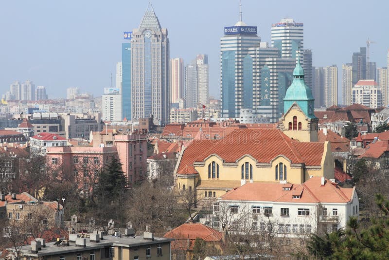 Qingdao city editorial photo. Image of tsingtao, cityscape - 44095751