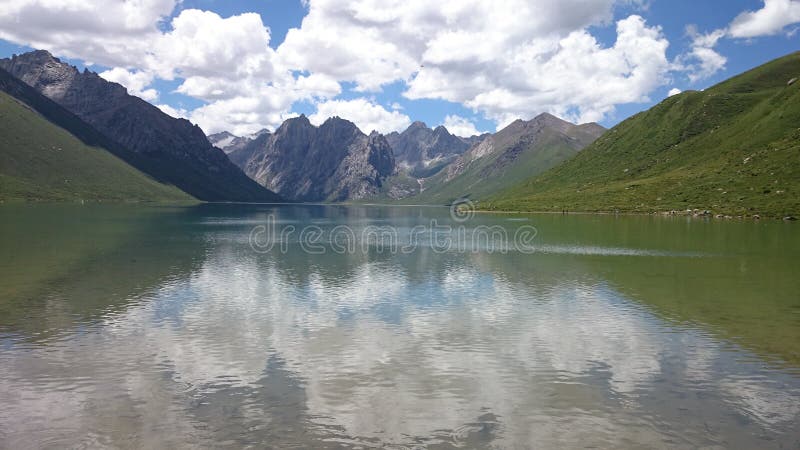 Qinghai Nianbao Yuze Scenic Area Stock Image - Image of scenic ...