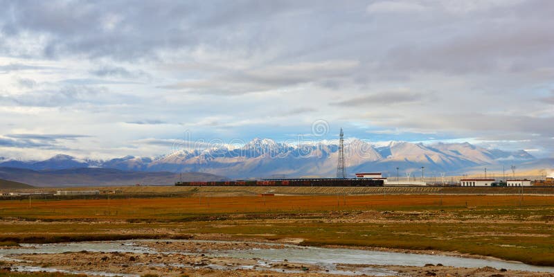 Qingzang railway stock photo. Image of highland, transportation - 27908752
