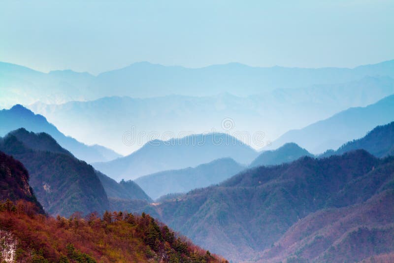 Qinling Mountain stock photo. Image of asia, awesome - 17763278