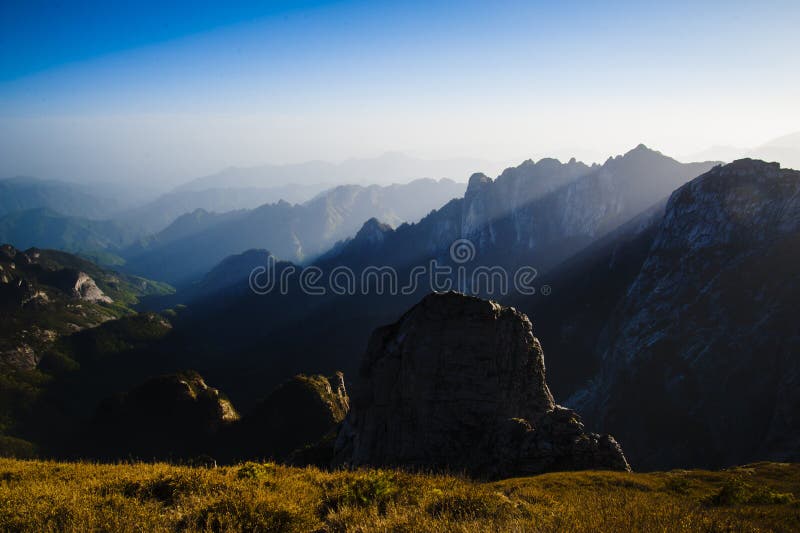 Qinling Mountains: Scenery on the North South Boundary of China Stock ...