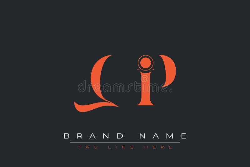 QIP Abstract Letter Logo Design Stock Vector - Illustration of brand ...