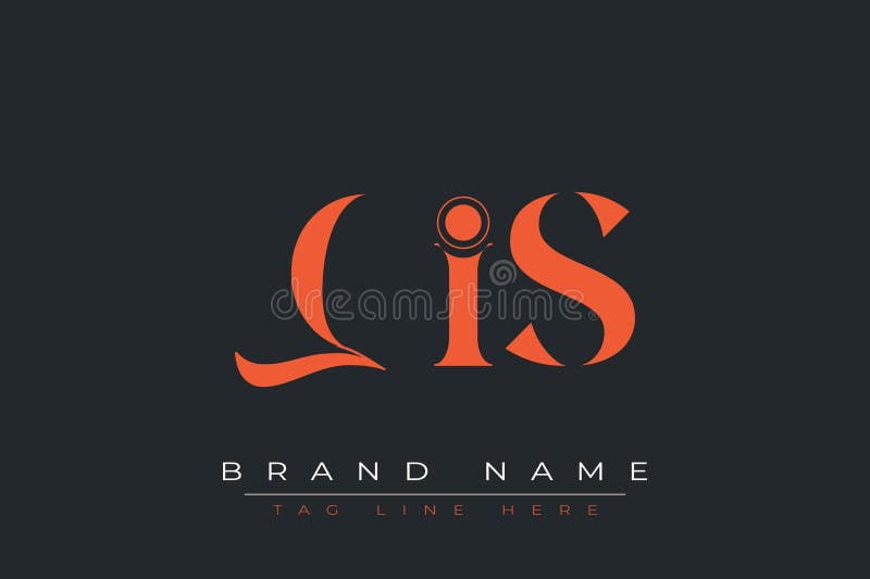 QIS Abstract Letter Logo Design Stock Vector - Illustration of ...