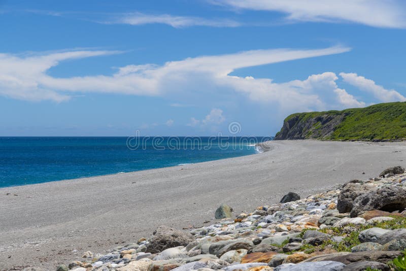 Qixingtan in Hualien of Taiwan Stock Photo - Image of vacation, natural ...