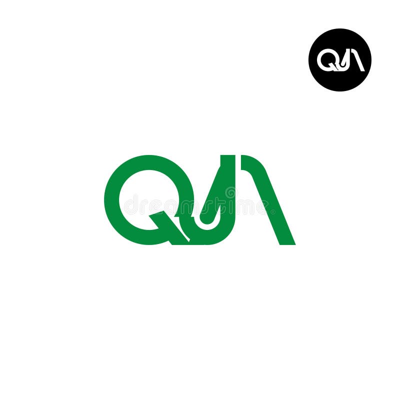 QJA Logo Letter Monogram Design Stock Vector - Illustration of letters ...