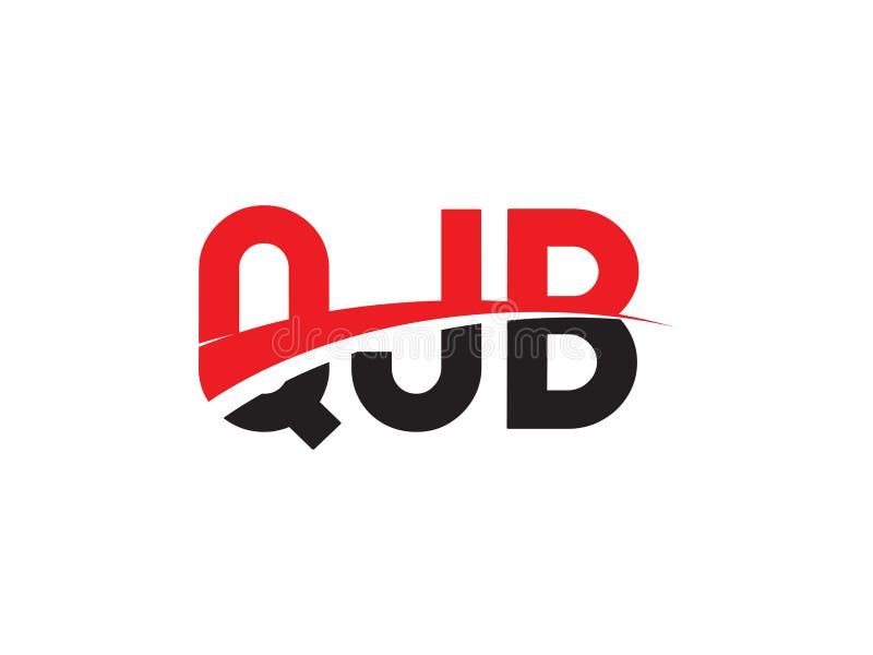 QJB Letter Initial Logo Design Vector Illustration Stock Vector ...