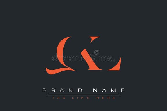 QKL Abstract Letter Logo Design Stock Vector - Illustration of initial ...