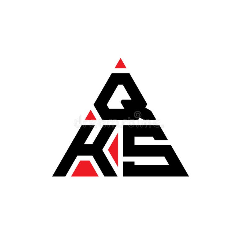 QKQ Triangle Letter Logo Design with Triangle Shape. QKQ Triangle Logo ...