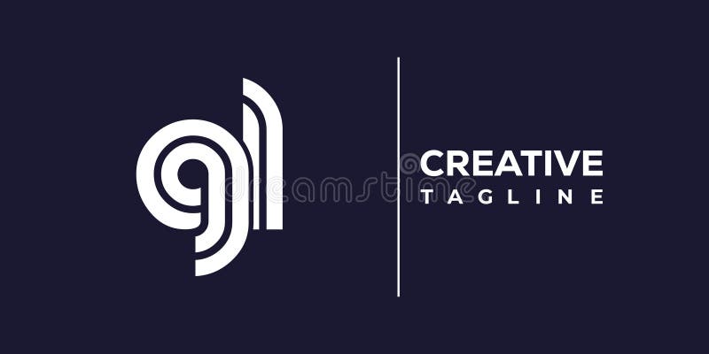 QL abstract logo stock illustration. Illustration of symbol - 356196397